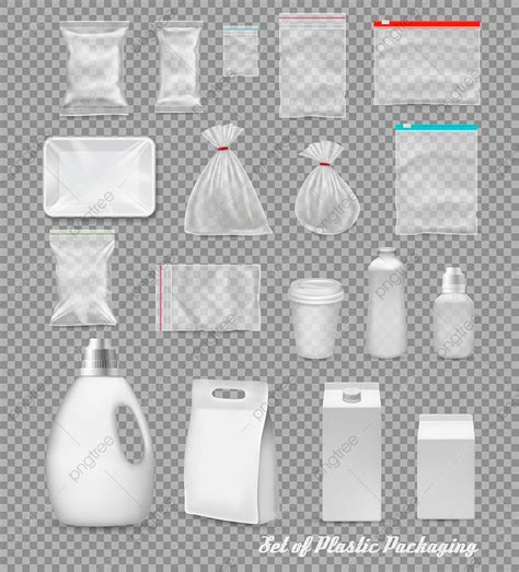 Plastic Sack Vector Design Images Collection Of Polypropylene Plastic Packaging Sack Product