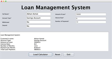 Github Adnan Azmatloanmanagementsystem A Simple Java Gui