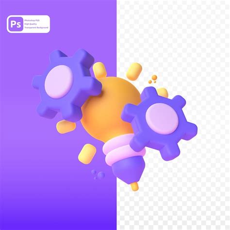 Premium Psd Idea In 3d Render For Graphic Asset Web Presentation Or Other