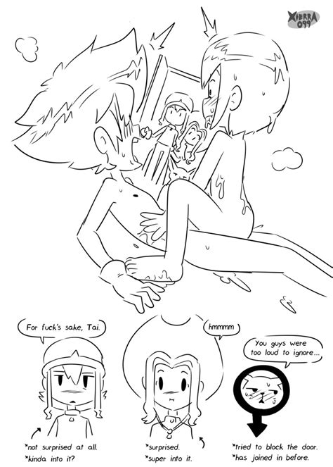 Xierra099 Tachikawa Mimi Tailmon Takenouchi Sora Yagami Hikari Yagami Taichi Digimon