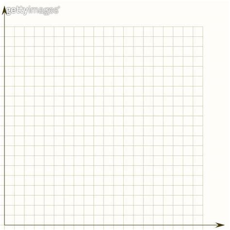 Grid Paper Mathematical Graph Cartesian Coordinate System With X Axis Y Axis Squared