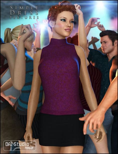 B Simple Dress Textures Daz D