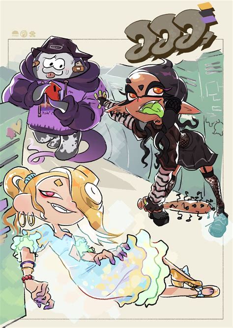 Splatoon 2 Art Splatoon Comics Splat Tim Cartoon Video Games Salmon