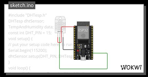 Dht Senser Wokwi Esp32 Stm32 Arduino Simulator