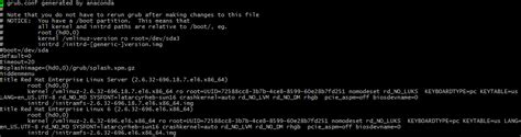 Custom Linux Kernel Boot Configuration