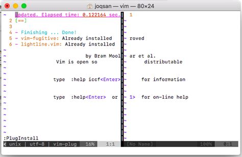 Vimrc Vim Plug Cant Install Plugins Invalid Plug Directory Vi