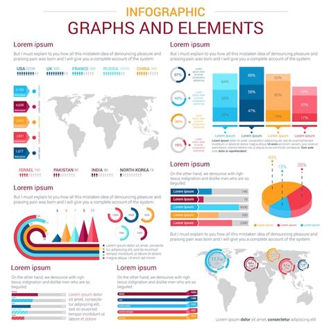 Premium Vector Infographic Design Elements With Graph And Chart