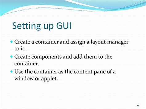 Ppt Java Gui Programming Powerpoint Presentation Free Download Id
