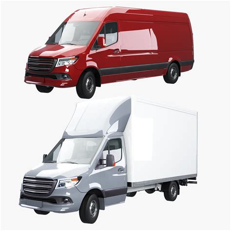 Generic Pannel Van And Box Van Collection Model Turbosquid 2321835