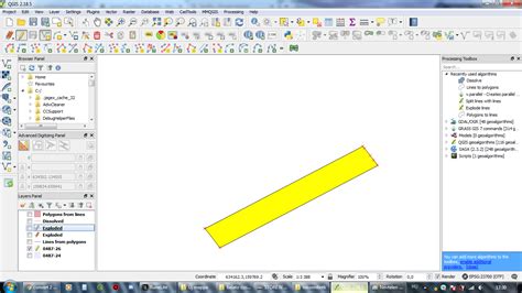 Qgis Convert Two Polygons To One Geographic Information Systems Stack Exchange