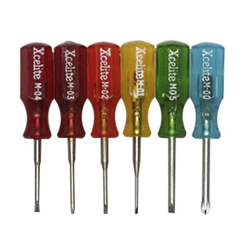 Xcelite M60 Mini Precision Screwdriver Kit Slotted And Phillips Jewelers Type Torque