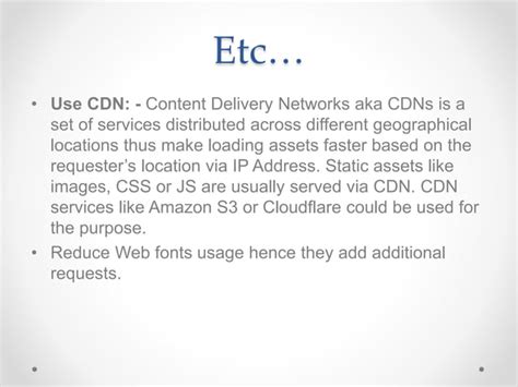 Tips Every Developer Should Know To Improve Site Performance Ppt