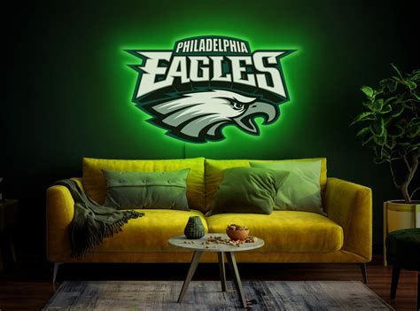 Philadelphia Eagles Led Sign Philadelphia Eagles Neon Eagles Neon