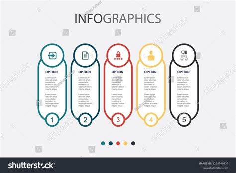 Access Document Password User Intranet Icons Stock Vector Royalty Free