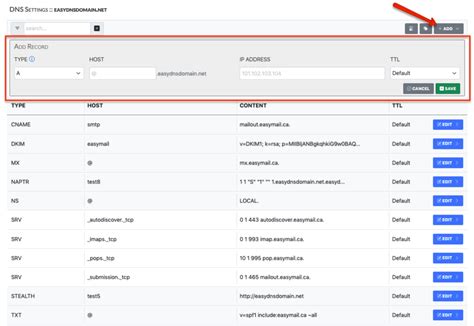 New DNS Editor EasyDNS Knowledge Base