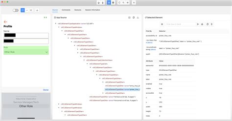 Unable To Inspect Picker Dropdown On Appium Inspector IOS Support