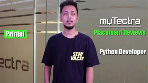 Mytectra Placement Reviews Python Developer Prinjal Youtube