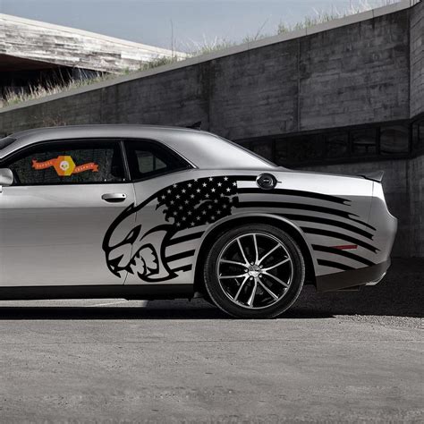 Dodge Challenger Srt Hellcat Decal Sides 42 Off