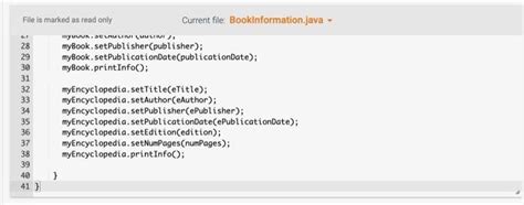 Solved Given Main0 And A Base Book Class Define A Derived
