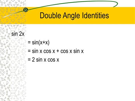 Cos Sin Double Angle Identities At Jeffery Thompson Blog