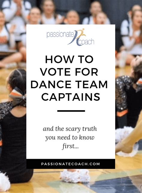The Scary Truth About Voting For Captains Passionate Coach
