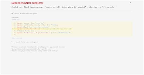 Formik Scroll Into First Error Forked Codesandbox