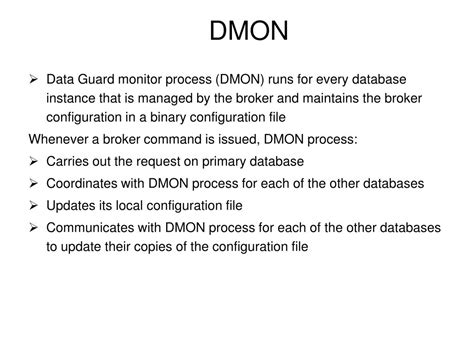 Ppt Oracle 10g Data Guard Broker Ritesh Chhajer Sr Oracle Dba Powerpoint Presentation Id 503217