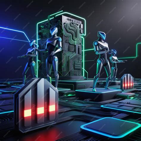 Advanced Futuristic Cybersecurity System Model Innovation In Digital Security Premium Ai