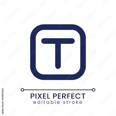 Text Overlay Pixel Perfect Linear Ui Icon Adding Caption To Video Footage Editing Tool