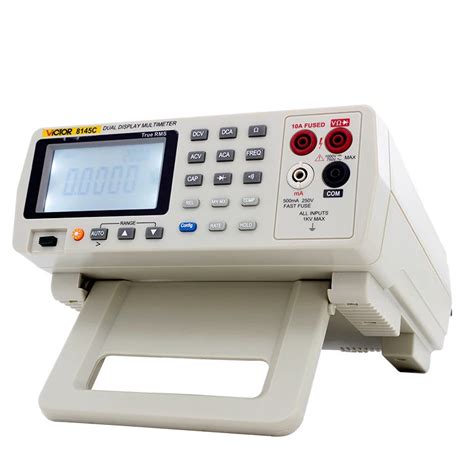 New Vc8145 Desktop Digital Multimeter High Accuracy Dual Display
