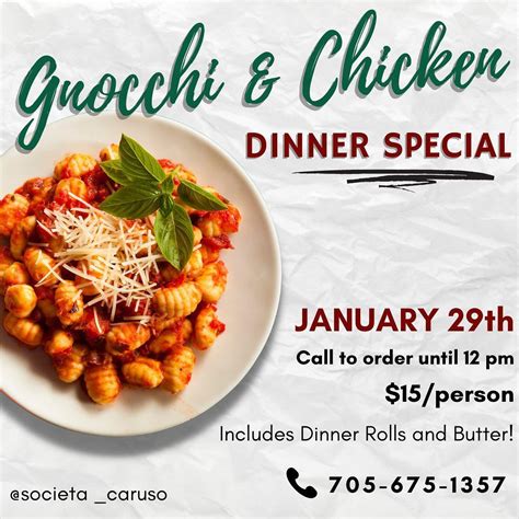 Caruso Club Menu In Greater Sudbury Ontario Canada