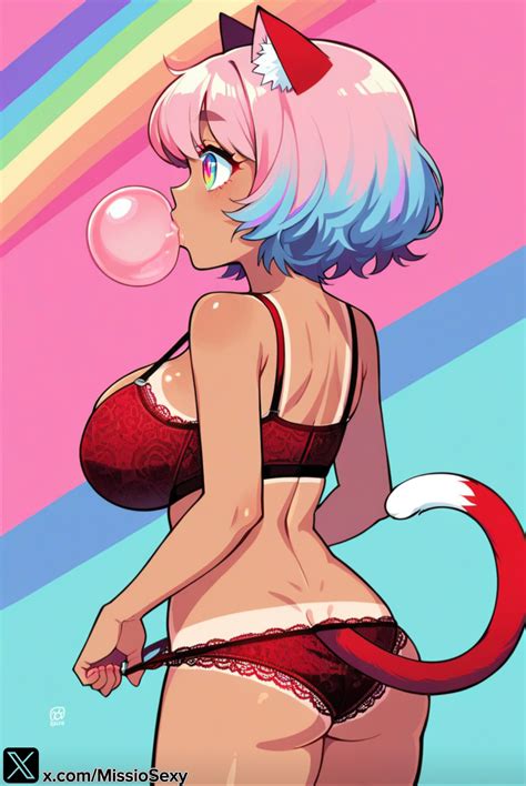 Rule 34 1girls Ai Generated Blowing Bubble Gum Blowing Bubblegum