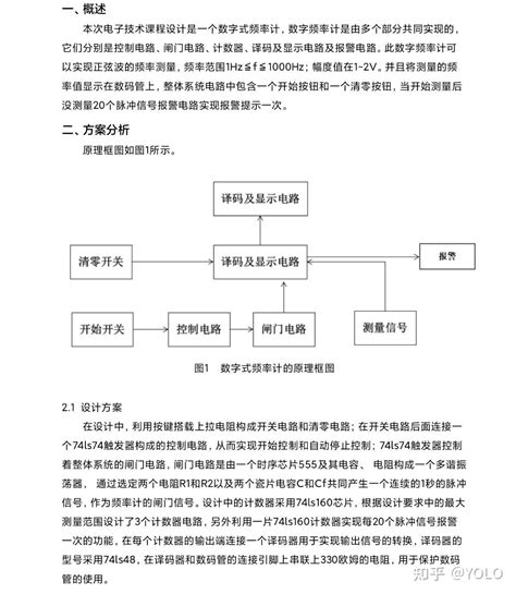 仿真 频率计的设计 知乎