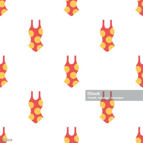 Seamless Swimming Suit Pattern Background Stock Illustration Download