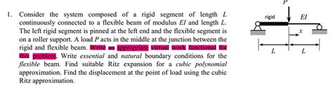 How To Find Essential And Natural Boundary Conditions In A System Containing Both Flexible And