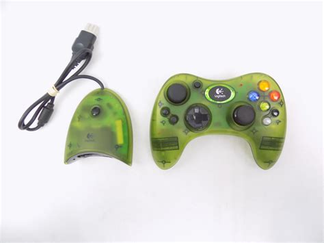 Wireless Green Xbox Original Logitech Controller Adapter Starboard