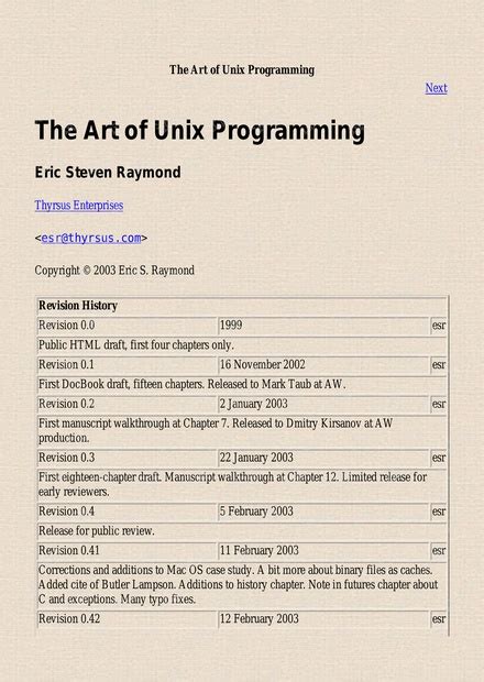 unix编程艺术：探索与实践 csdn文库
