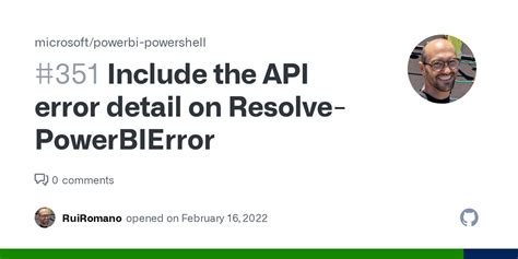 include the api error detail on resolve powerbierror · issue 351