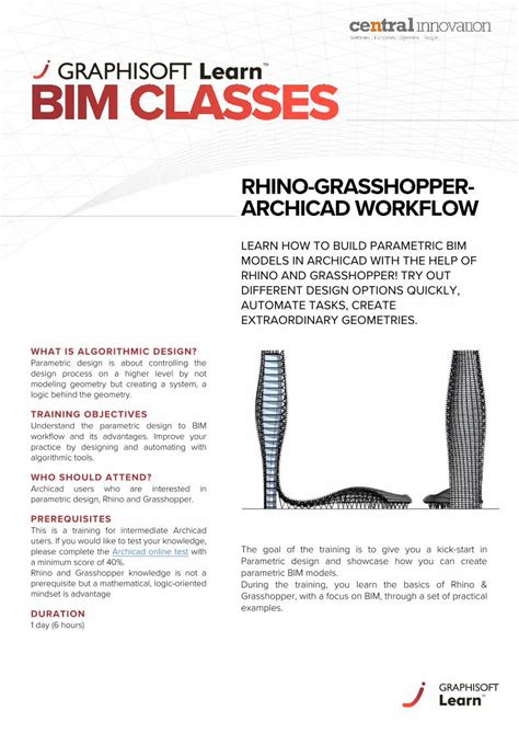 Pdf Rhino Grasshopper Archicad Workflow Dokumentips