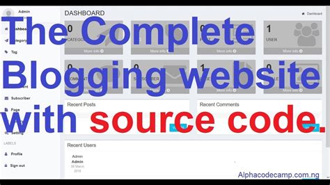 How To Create Or Start A Free Blog Website Using Php And Mysql With Complete Source Code Youtube