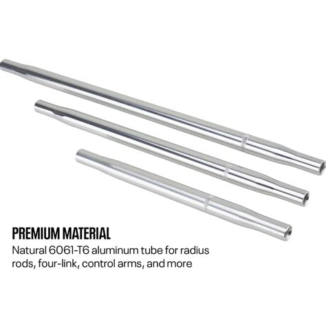 Swedged 6061 Aluminum Radius Rod For 58 Inch Heim Swedged 6061 Aluminum Radius Rod For 58 Inch Heim