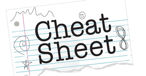 Cheat Sheets