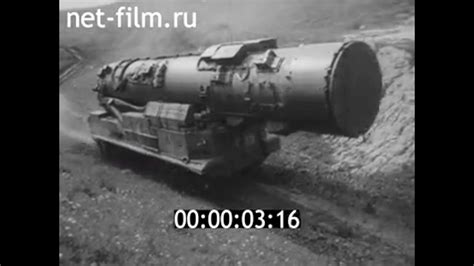 1969г. Ракета средней дальности 8К96 (РТ-15) на СПУ 15у59 - YouTube