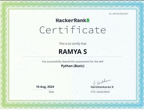 ramya s on linkedin python coding hackerrank continuouslearning programming