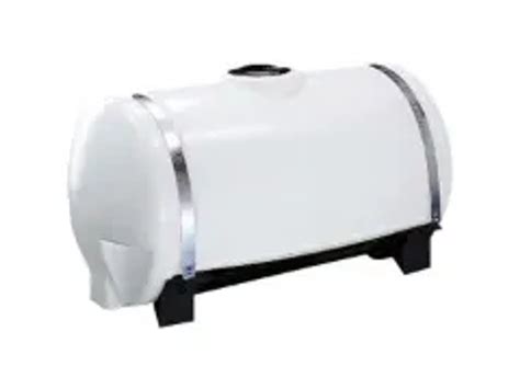 Norwesco 85 Gallon Plastic Applicator Saddle Tank In White