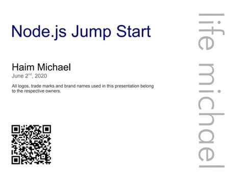node js crash course jump start pdf web development internet