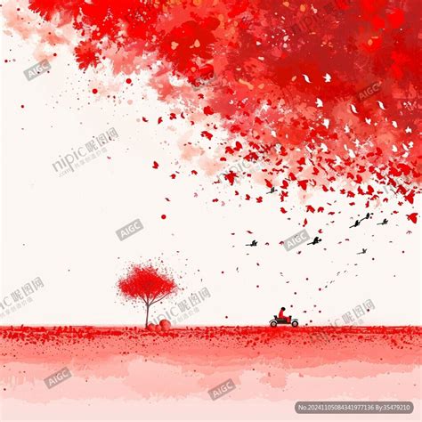 Ai创作图水墨晕染酒红色炫彩 红树插画 红色墨点酒红色渐变 手绘北上广深水彩红色 红色水墨装饰画 水彩晕染酒红色背景 梦幻酒红色水彩背景 墨韵唯美红色 红色水墨画 花瓣飘落山水画 落花意境图