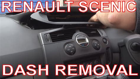 How To Remove Renault Scenic Dashboard Digital Dash Panel Instrument Cluster Youtube