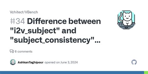 difference between i2v subject and subject consistency dimensions