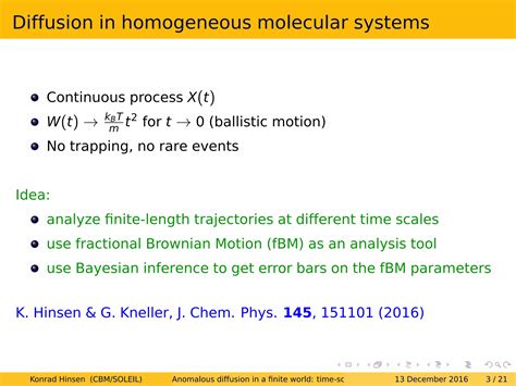 Anomalous Diffusion In A Finite World Time Scale Dependent Trajectory